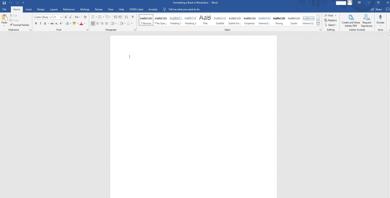 Formatting a Book in Microsoft Word - Book Formatting Tips
